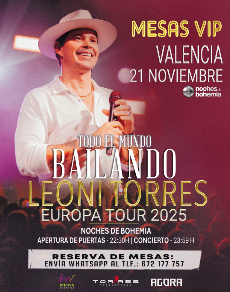 Conciertos Leoni Torres - innovaeventos.es